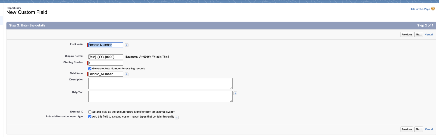 Using Salesforce Auto Number Fields - The Marks Group | Small Business ...