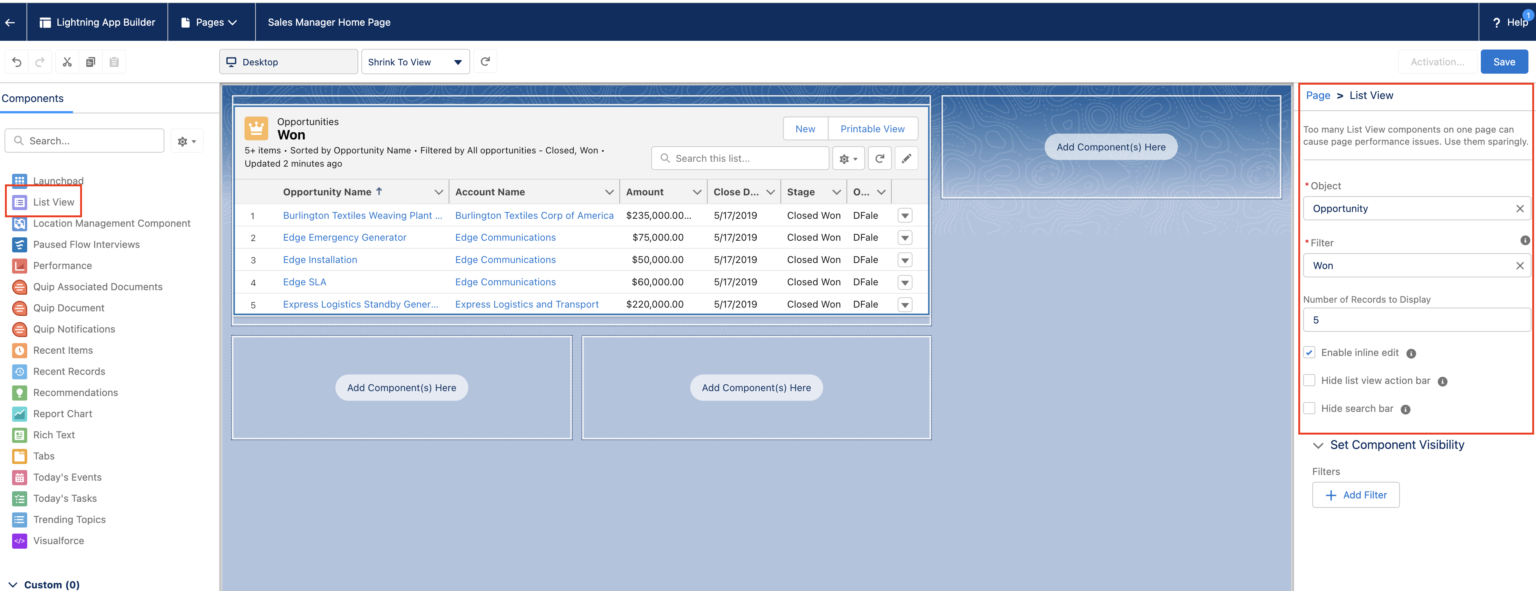 Customizing the Salesforce Home Page By Role - The Marks Group | Small ...