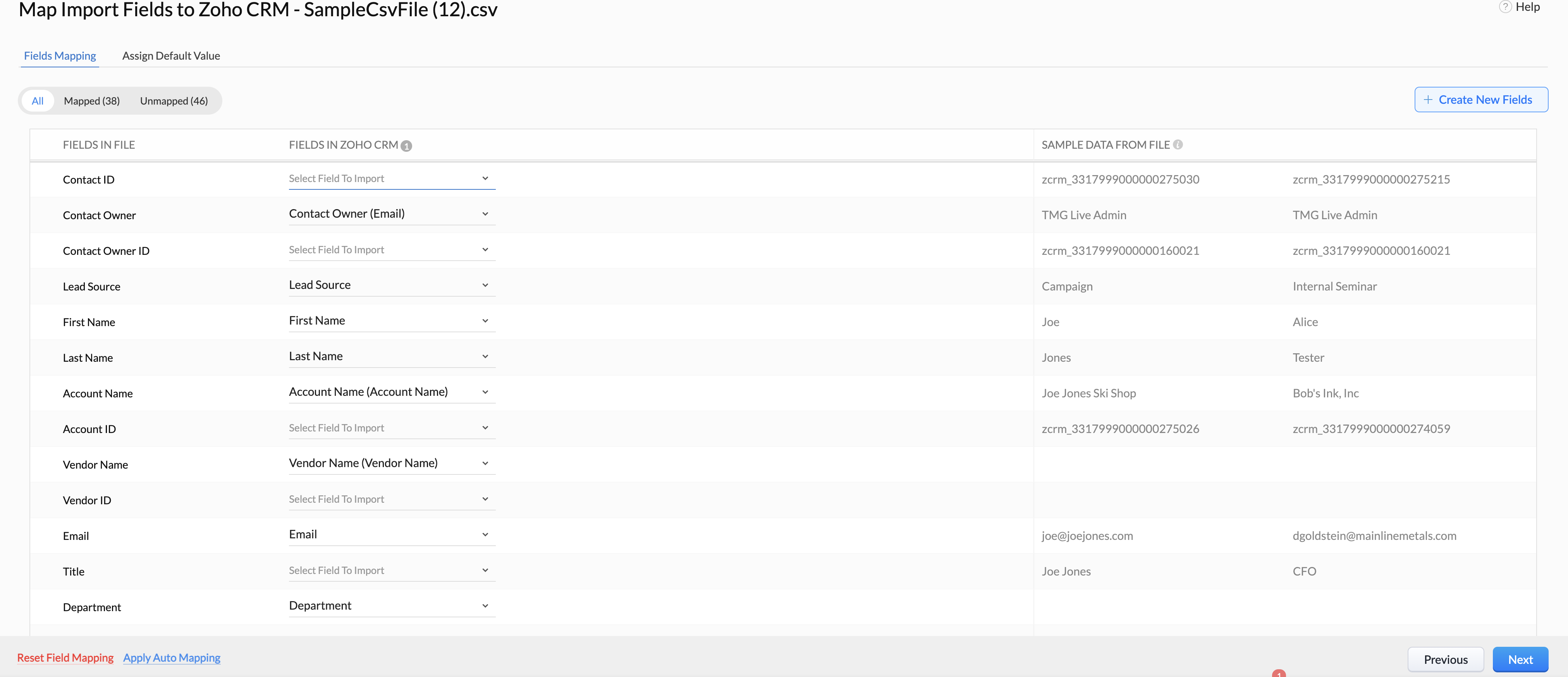 Zoho CRM Imports A Primer The Marks Group Small Business Consulting CRM Consultancy
