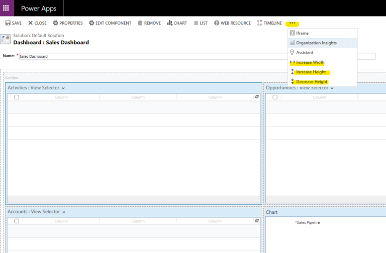 Dynamics 365: Resize a Dashboard Component - The Marks Group | Small ... Dynamics 365: Resize a Dashboard Component - The Marks Group | Small ...