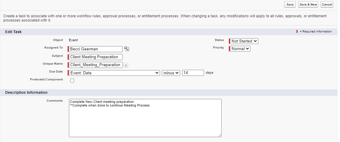 Automate Tasks Based On Another Task With Workflow Rules The Marks Group Small Business