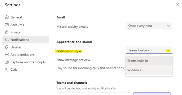 Microsoft Teams: Change Your Notification Style - The Marks Group ...