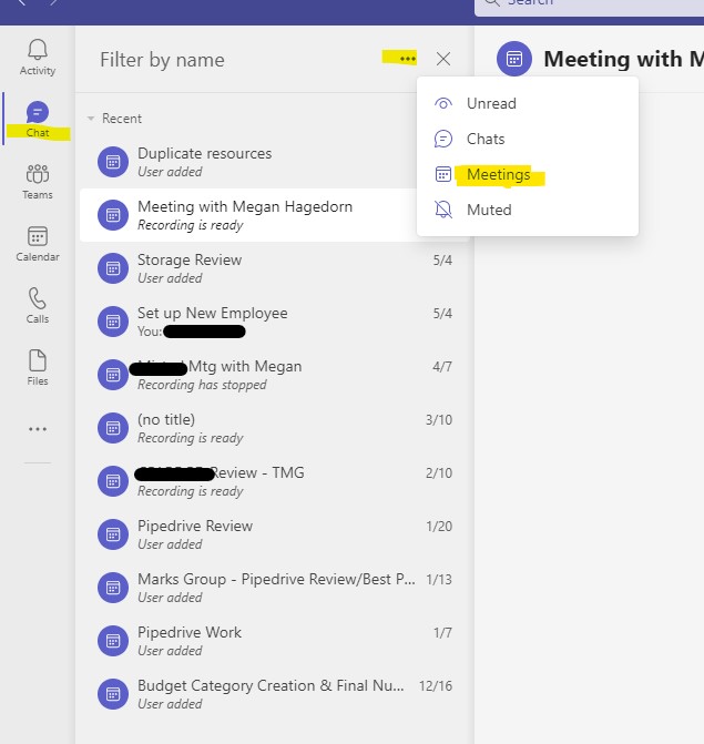 Microsoft Teams Find Notes From A Previous Meeting The Marks Group 