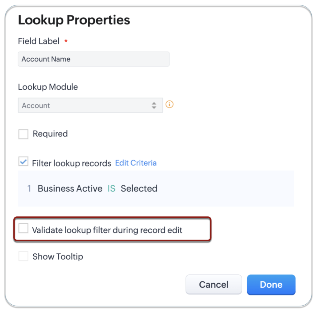 Introducing The Lookup Filter In Zoho Crm The Marks Group Small Business Consulting Crm
