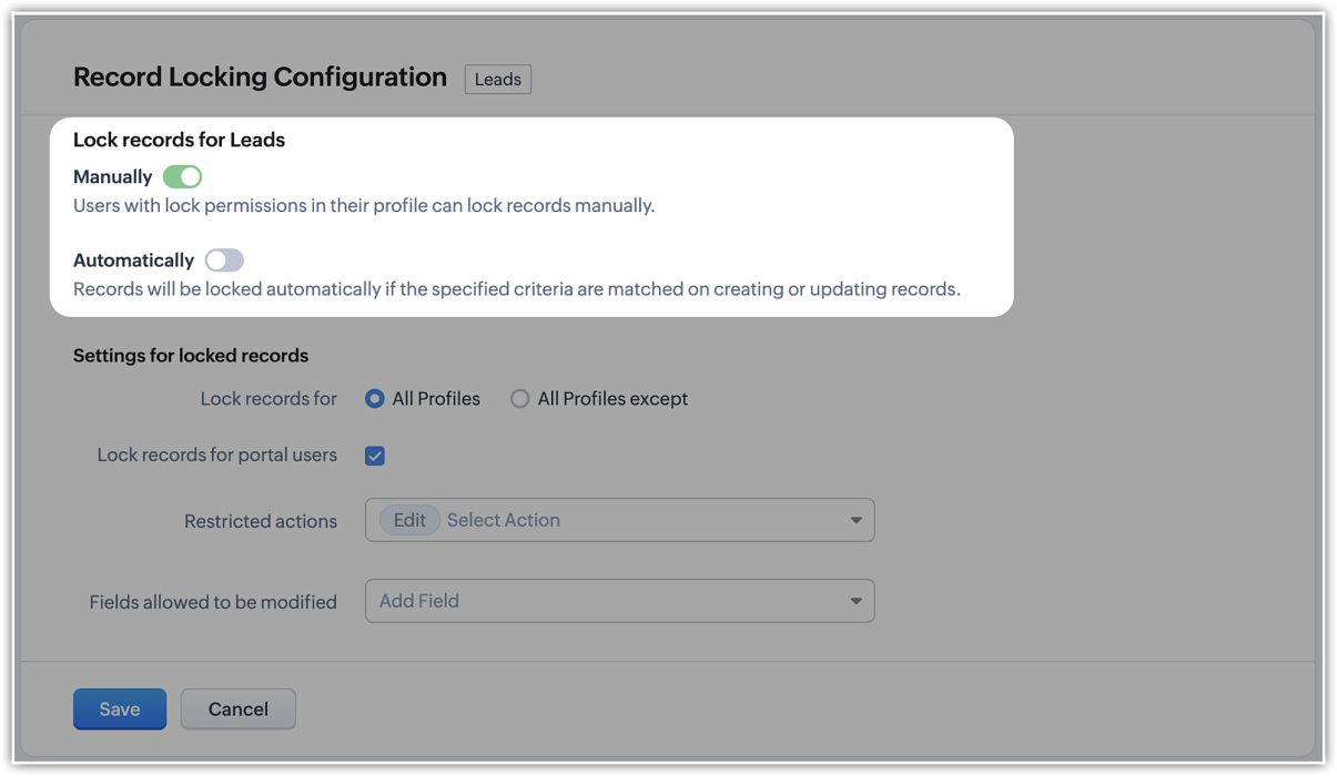 Zoho CRM Record Locking - New! - The Marks Group | Small Business ...