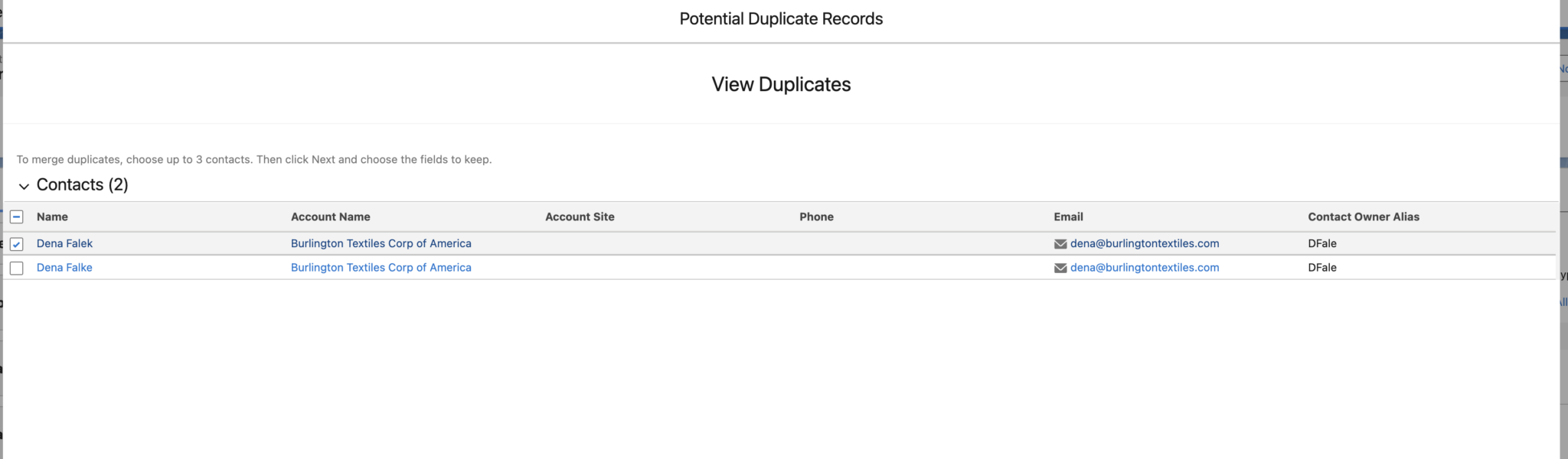 Using Salesforce Duplicate And Matching Rules The Marks Group Small Business Consulting